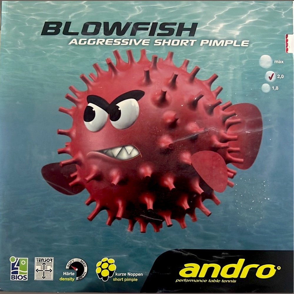 Andro Blowfish Table Tennis rubber – SP x SPORT