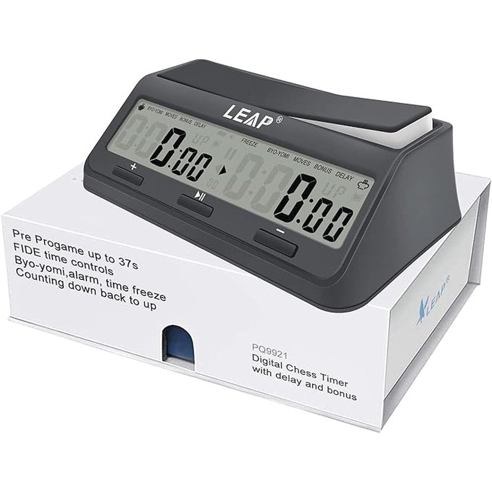 LEAP Chess Clock Digital Chess Timer Professional Chess Clock PQ9921 ...