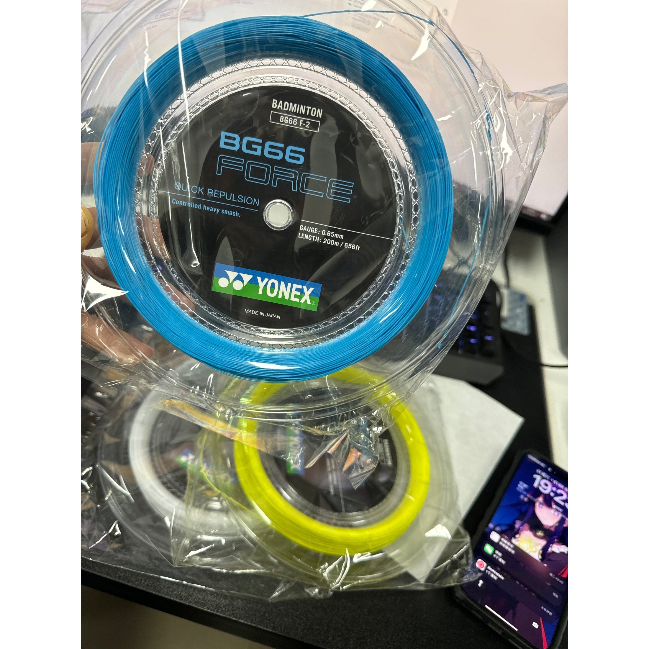 YONEX BG66 Force String Badminton String (200m Coil) BG66F – SP x SPORT