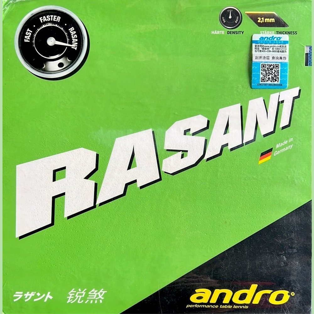 Andro Rasant Pips-In Table Tennis Rubber – SPPHONEIX SPORT